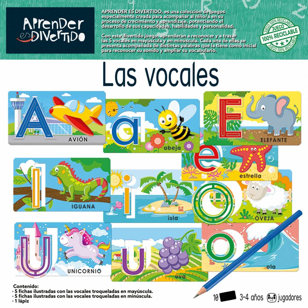 Las vocales - Educa Borras